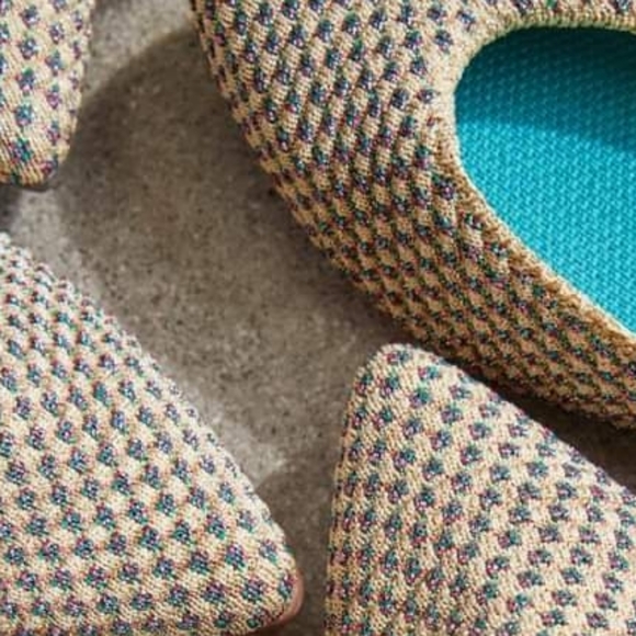 Rothy's | Shoes | Rothys Multi Metallic The Point Flats Sparkling ...